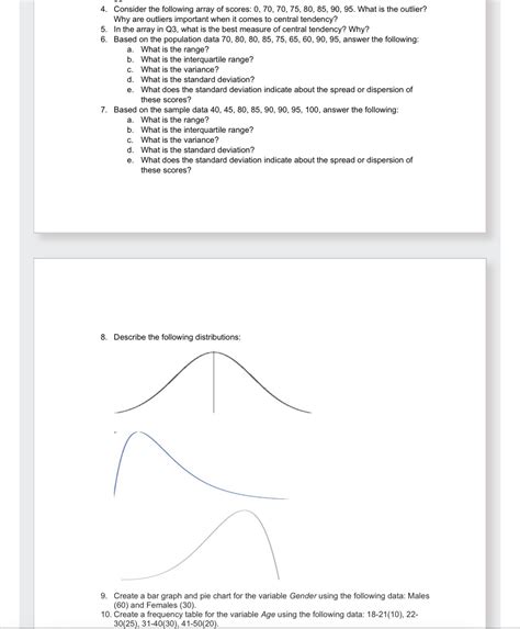 Solved Consider The Following Array Of Scores
