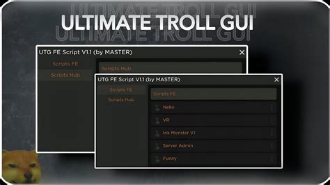 Fe Troll Gui Roblox Scripthack For Mobilepc Roblox Scripts Delta