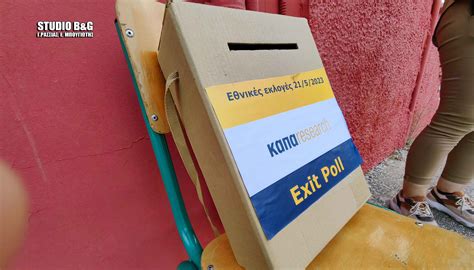 Μια κάλπη exit poll στην Αργολίδα Πότε αναμένονται τα πρώτα αποτελέσματα