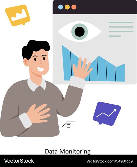 Data Monitoring Eps 10 File Royalty Free Vector Image