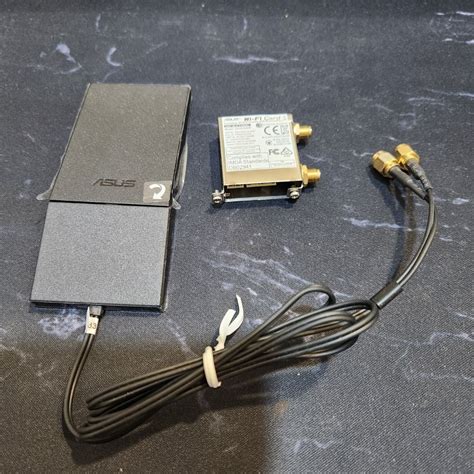 ASUS WIFI Card intel AX NGW Wi Fi 無線網卡 含外接天線 電腦及科技產品 電腦周邊產品 Wifi及上網相關產品在旋轉拍賣