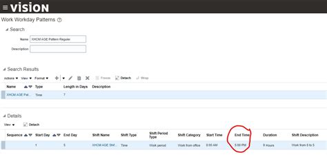 Get Value End Time In Work Assignment Pattern In Fast Formula Time And Labor — Cloud Customer