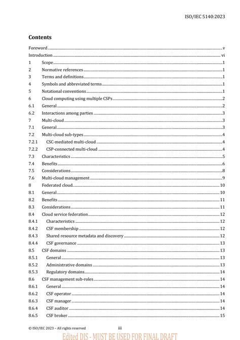 ISO IEC 5140 Information Technology Cloud Computing Concepts For Multi Cloud And The Use Of
