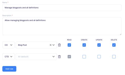 User Roles Flotiq Developer Documentation