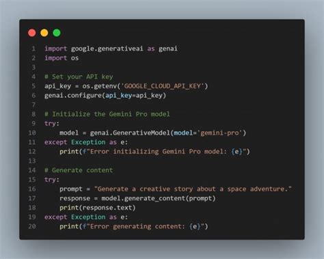 I Tried To Use Gemini Pro In My Python Project But It Raises Permission