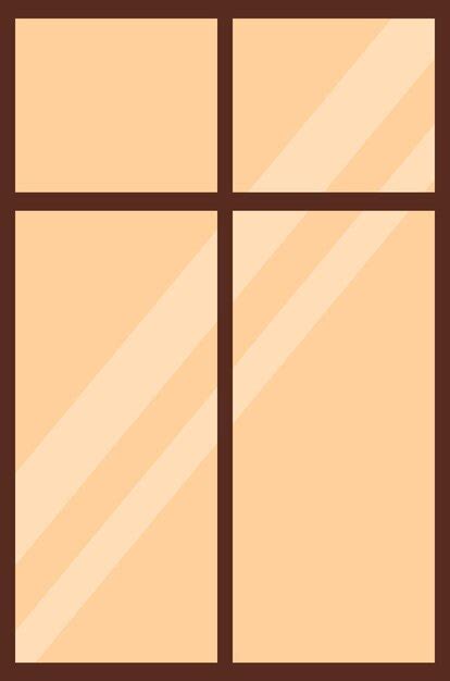 Premium Vector House Window Rectangle Premium Vector House Window Rectangle