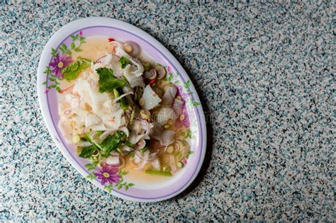 Beef Tripe Salad Tripe Spicy Salad With Herbs Cold Tripe Salad From