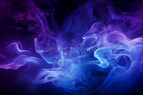 Vibrant Smoke Effect Neon Abstract Background And Colorful Fog Waves Of Neon Swirling Background
