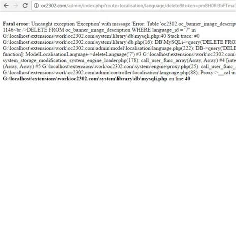 Opencart Bug Fixing 2302