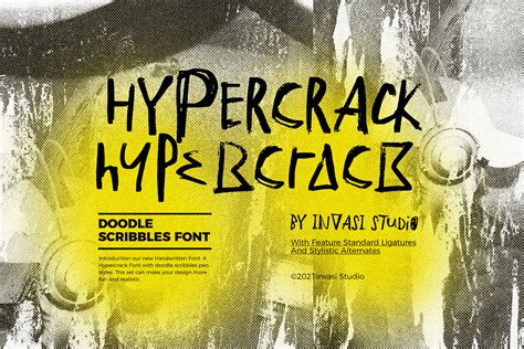 Hypercrack Scribbles Font