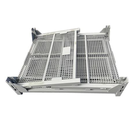 Galvanized Metal Weld Logistic Steel Storage Collapsible Wire Mesh