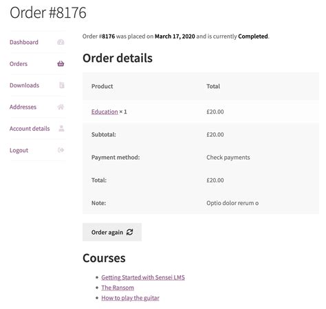Sensei Lms 3 7 And Woocommerce Paid Courses 2 3 Sensei Lms