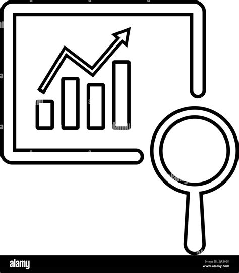 Chart Graph Growth Icon Vector Eps File Perfect Use For Print Media Web Stock Images