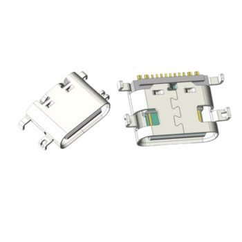 USB Type C Female Pin Single Row Terminal SMT With Upper Cover UC XX Vitalconn