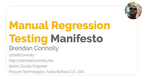 Manual Regression Testing Manifesto Pdf Educational Assessment