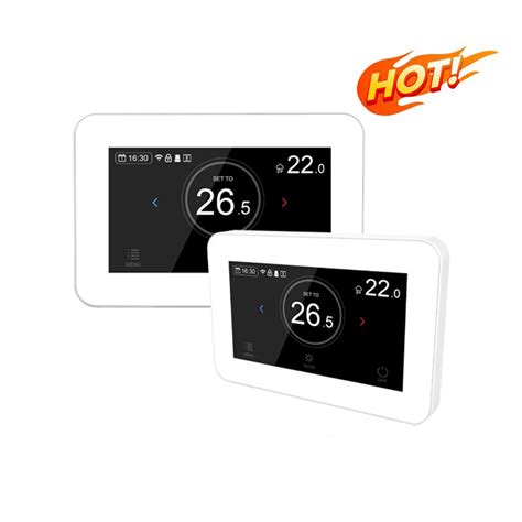Smart WiFi New Weekly Programmable Room Thermostat With Beautiful Appearance Programmable Room