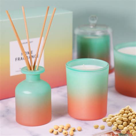 Custom Packaging Reed Diffuser And Candle Gift Box Set Luxury Sticks Diffuser Bottle Diffuser