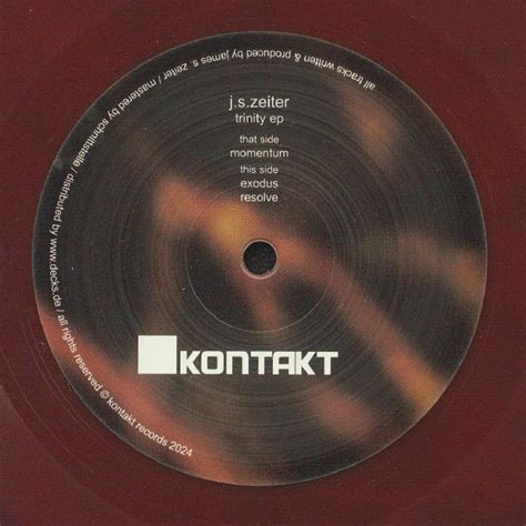 Js Zeiter Trinity Ep Vinyl At Juno Records