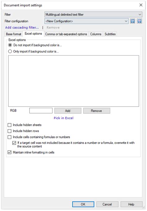 Multilingual Excel And Delimited Text Files