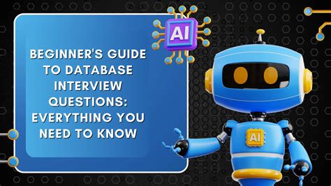 Beginners Guide To Database Interview Questions