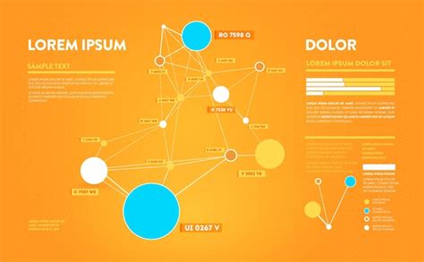 Premium Vector Futuristic Infographic Information Aesthetic Complex Data Threads Graphic