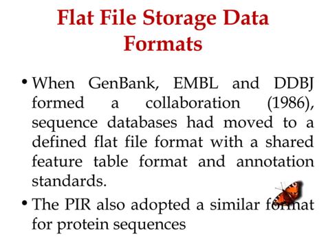 Sequence File Formats Ppt Databases Computer Software And