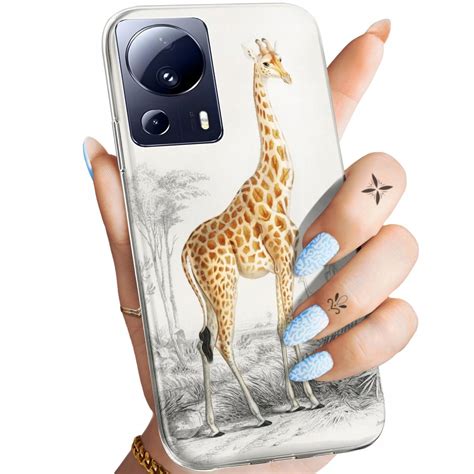 ETUI DO XIAOMI 13 LITE CIVI 2 WZORY ŻYRAFA ŚMIESZNE SAWANNA OBUDOWA CASE Xiaomi Sklep