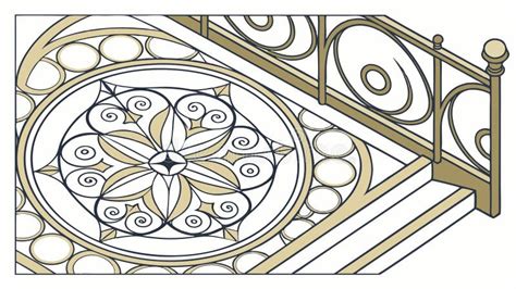 Ornate Bridge Railing Architectural Detail And Vintage Design Element