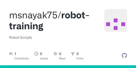 Github Msnayak75robot Training Robot Scripts