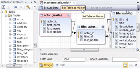 Working With Master Detail Browser Document