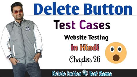 Test Cases For Delete Button Delete Button Testcases Wt Chapter
