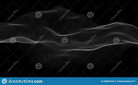 Big Data Stream Information Technology Background The Dynamic Wave Background Consisting Of