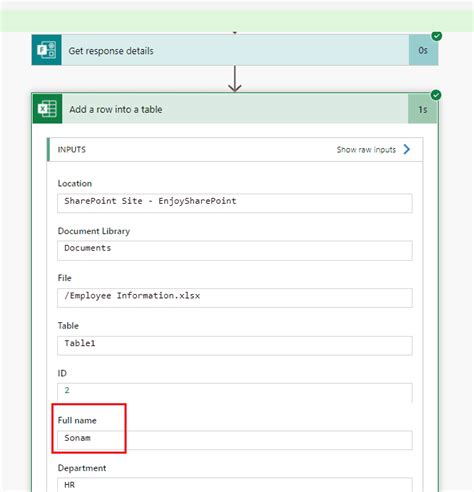 Power Automate Forms To Excel EnjoySharePoint