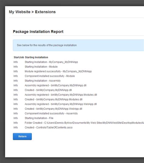 Code On Time Project Types Dotnetnuke Factory