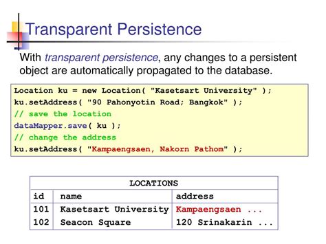 Ppt Data Persistence And Object Relational Mapping Powerpoint