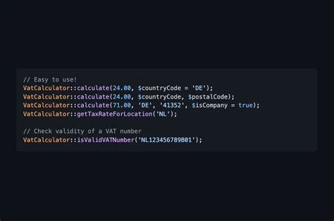 Vatcalculator Eu Moss Tax Vat Calculator Made With Laravel