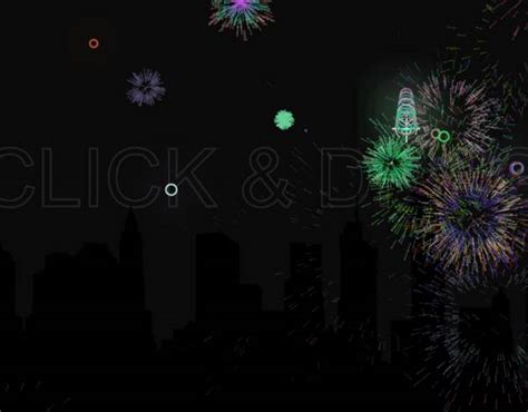 canvas js烟花炫酷效果，html5烟花特效代码 17素材网