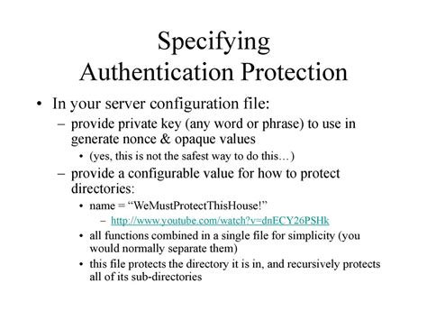 Web Server Design Assignment Authentication Ppt Download