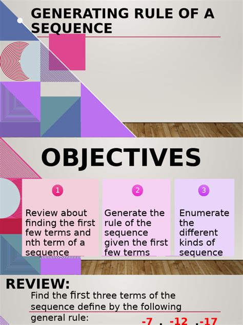 Generating Rule Of A Sequence Copy Pdf Sequence Applied Mathematics