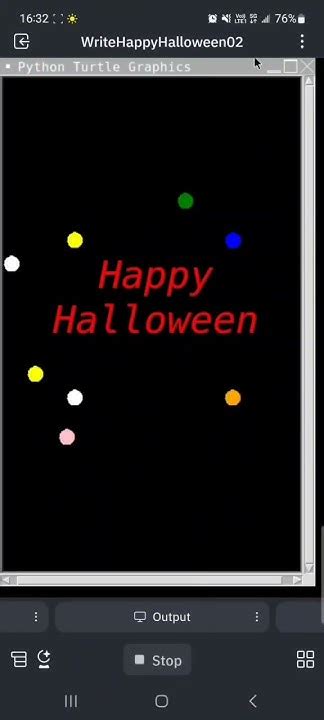 用python Turtle做閃爍球動畫 Python 程式語言 程式教學 寫程式pythonlanguage Programming 寫程式比你想像的有趣 Halloween