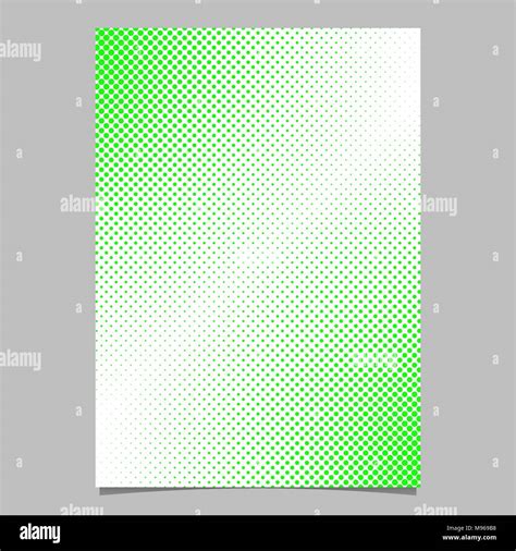 Abstract Halftone Dot Pattern Brochure Cover Background Template