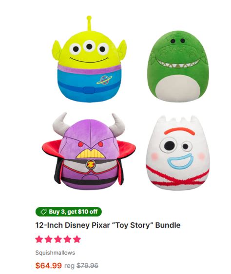 Squishmallows Roll Out New Toy Story Plush With Exclusives Available At