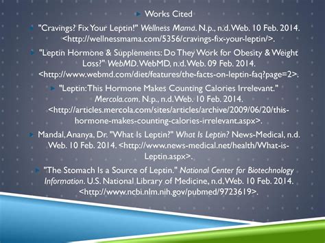 Cravings Fix Your Leptin Ppt Download