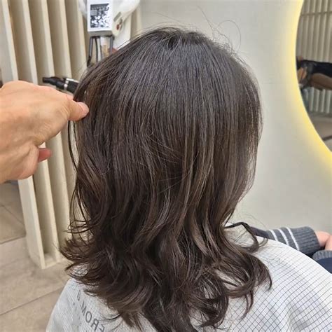 너무 예쁜 레이어드 중단발 자연스럽고 굵은 S컬웨이브펌입니다 중단발펌 중단발s컬펌 중단발레이어드펌 중단발굵은웨이브펌 단발자연스러운웨이브단발펌전문 단발레이어드파마