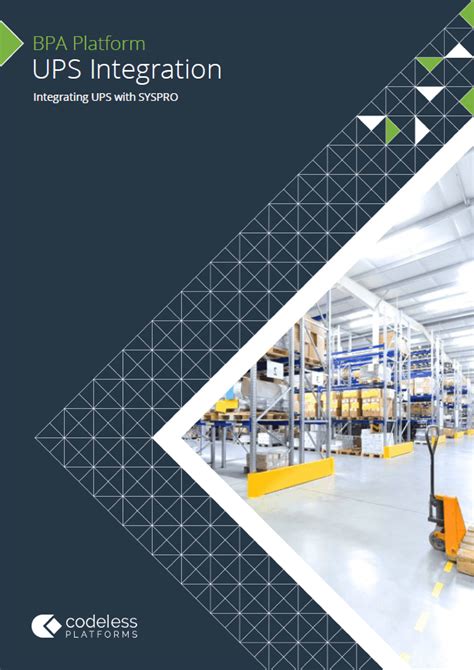 Ups Syspro Integration Codeless Platforms
