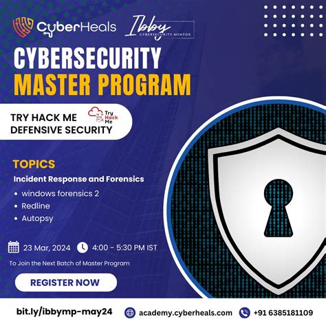 Ibby Cyber Security Mentor On Linkedin Cybersecurity Master Program Topics Incident Response And…