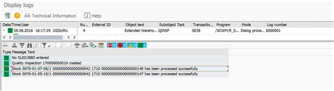 Solved SCWM R STOCK TYPE CHANGE Error Message SCWM QI SAP Community