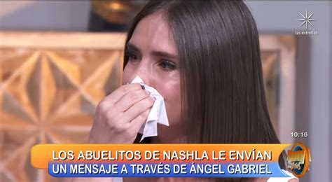 Nashla Llora En Vivo Tras Hablar Con Sus Abuelos Gracias A Un Médiumfama