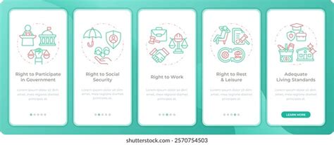 Public Service Rights App Onboarding Screens Stock Vector Royalty Free 2570754503 Shutterstock