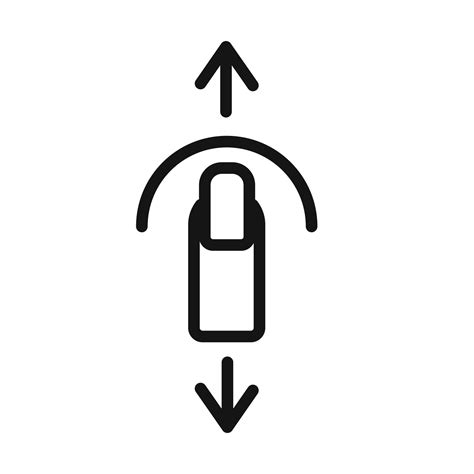 Vertical Swipe Icon Mark In Filled Style 47628738 Vector Art At Vecteezy